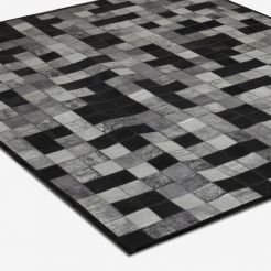 MIX COW HUFF Hairon Leather Carpet – ESTETIKDECOR